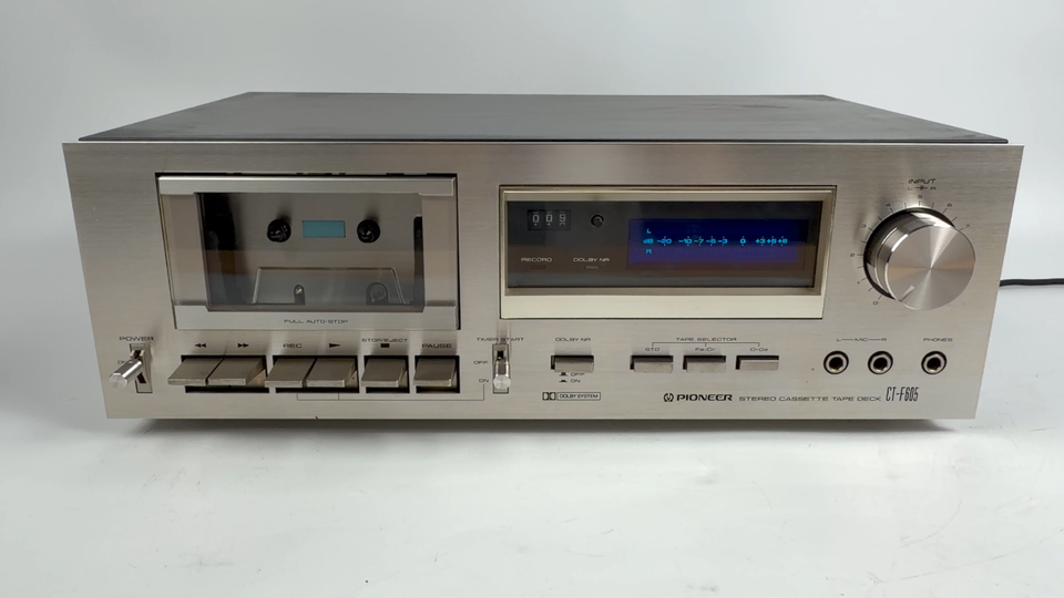 Pioneer CT-F605 Cassette Deck Vintage RARE - UNTESTED TURNS ON | eBay