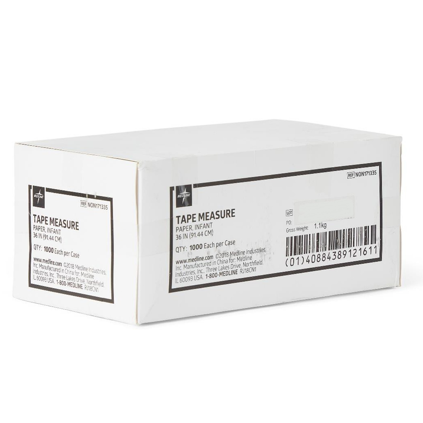 *1,000-Packs* Medline Infant Paper Measuring Tape 36" NON171335 | eBay