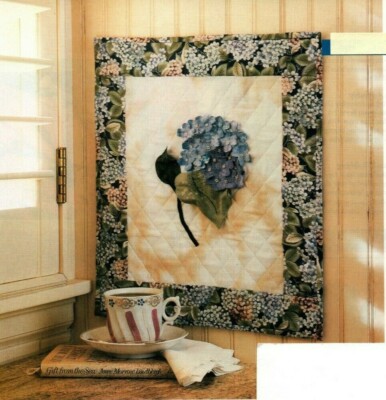 Hydrangea Quilt Pattern Pieced/Dimensional Applique JS Miniature | eBay