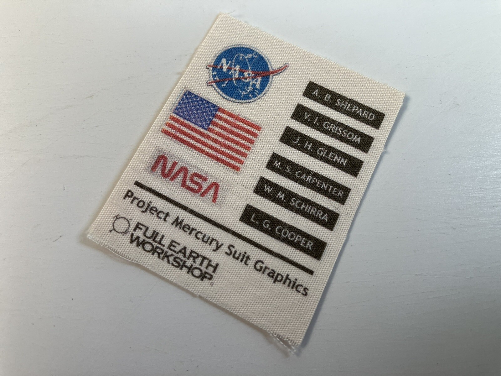 Project Mercury Cloth Mission Patches 1/6 Scale For GI Joe Astronauts ...