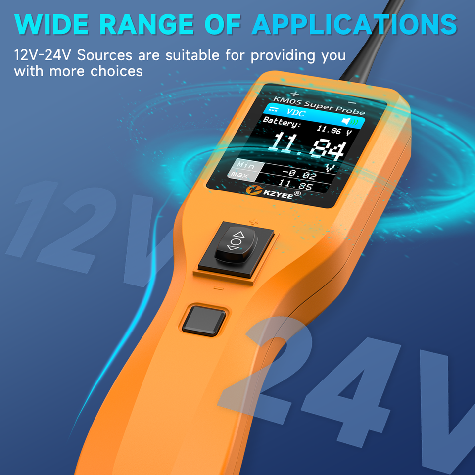 12-24V Digital Automotive Car Power Circuit Electrical Tester Probe ...