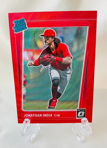 2021 Panini Donruss Optic Rated Rookie Red Wave Jonathan India #101 | eBay