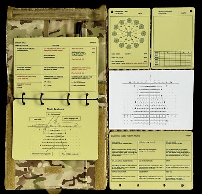 Sniper Solutions - Sniper Data Book Folder with AB Ballistics Data ...