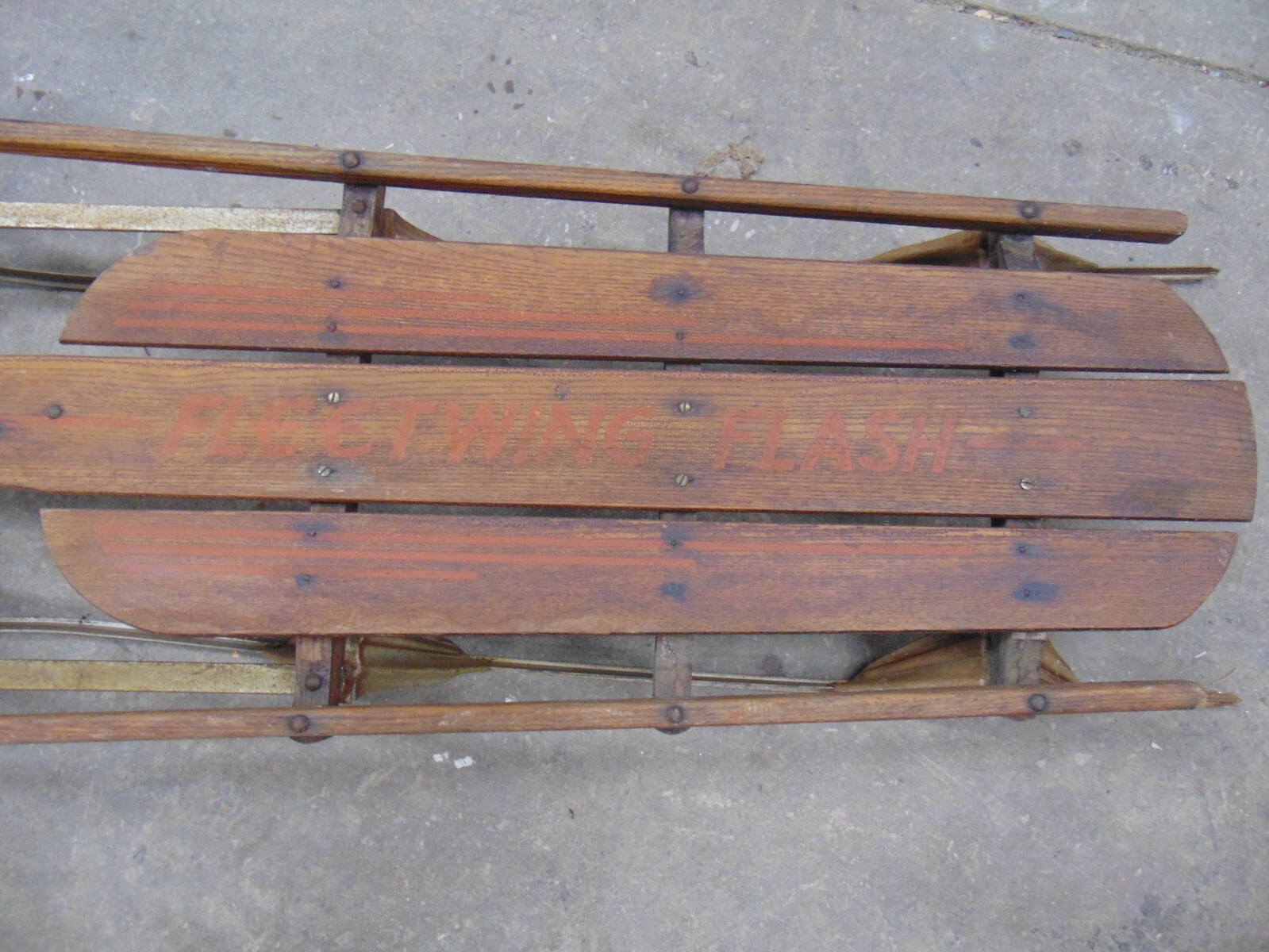 VINTAGE GENUINE FLEETWING FLASH SLED NY MODEL Very Good Collectable ...