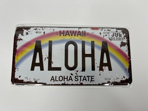 Aloha Hawaii Aloha State Plate New | eBay