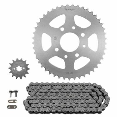 Kit chaine adaptable ktm 125 duke 2011+2013 520 14x45 (demultiplication ...