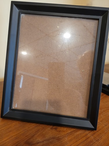 Black 8x10 Wood Picture Frame - Stand or Hang | eBay