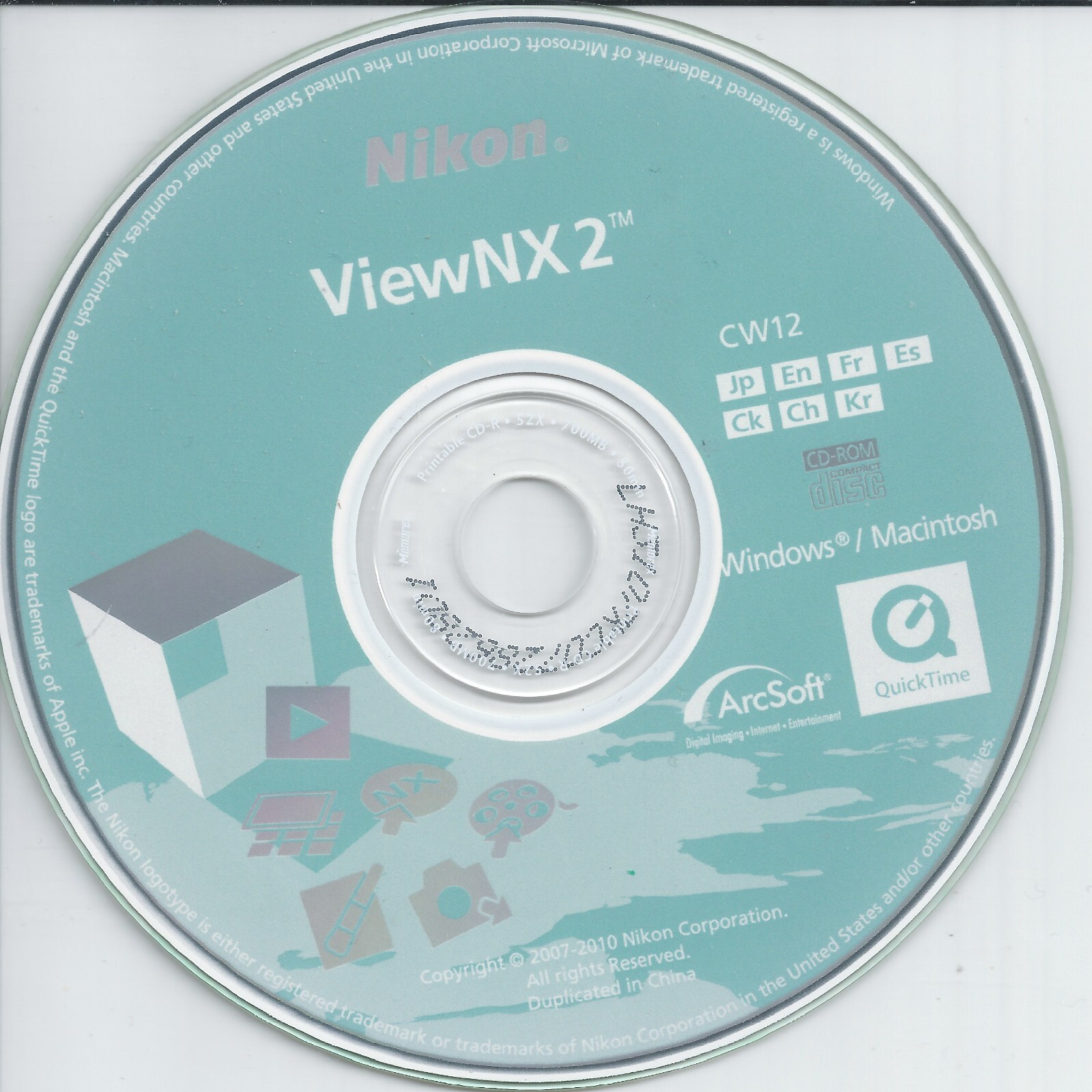 Nikon coolpix S3100 Software and Manual on 2 Back UP CD-ROMs for ...