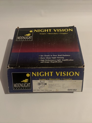 Russian Night Vision Scope - Moonlight Products, MPN 1500-1, UT Cond ...