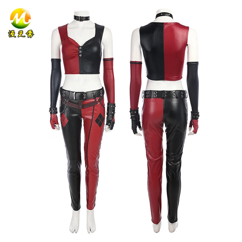 Harley Quinn Arkham Asylum Cosplay Kostuum Harley Quinn Arkham Asylum
