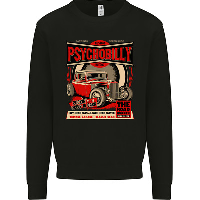 Psychobilly Custom Hot Rod Mens Sweatshirt Jumper | eBay
