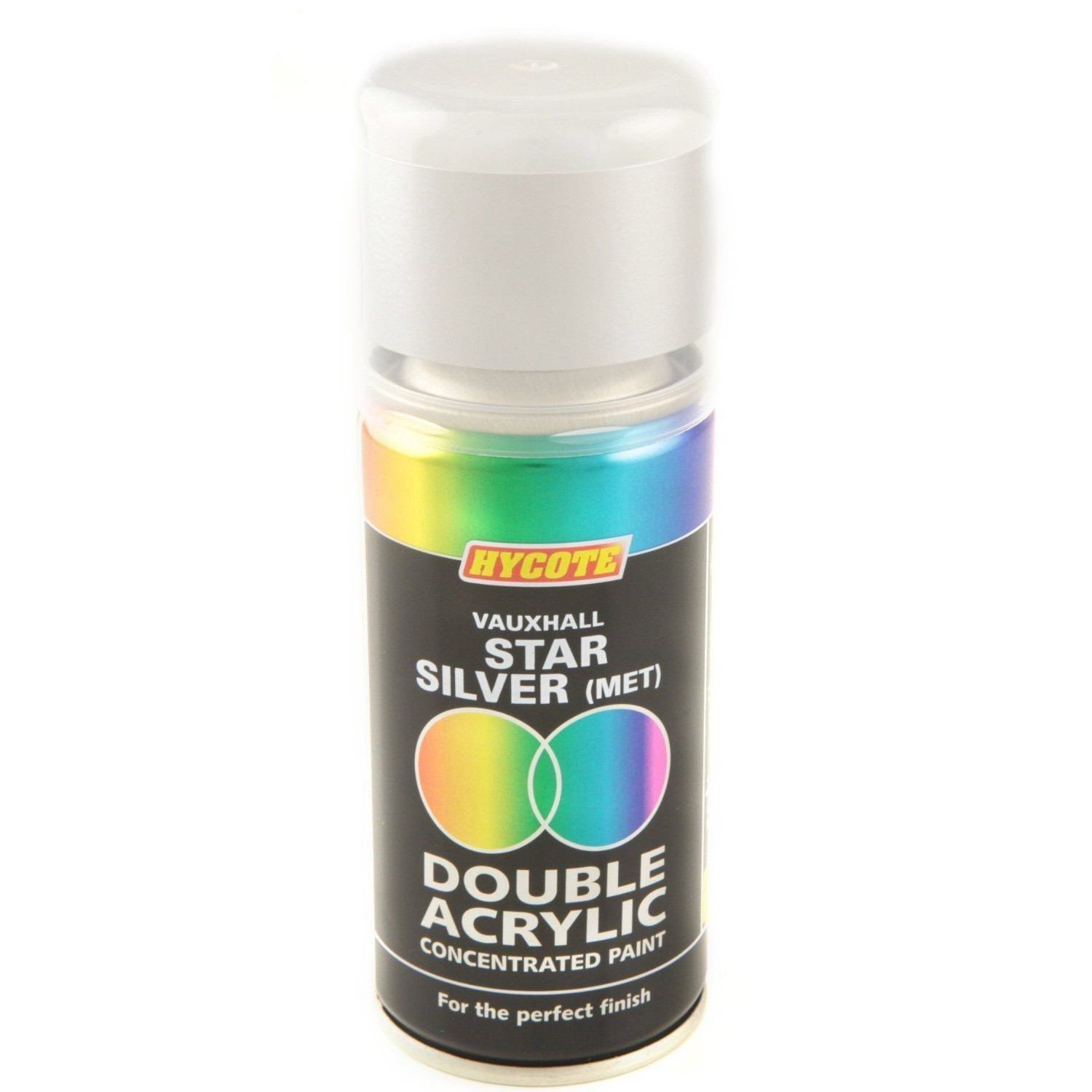 Hycote Vauxhall Star Silver (Metallic) 150ml Double Acrylic Spray Paint ...