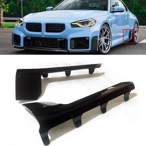 Car Rear Side Skirt Corner Trim Body Kit For BMW M2 G87 2023-2025 Gloss ...