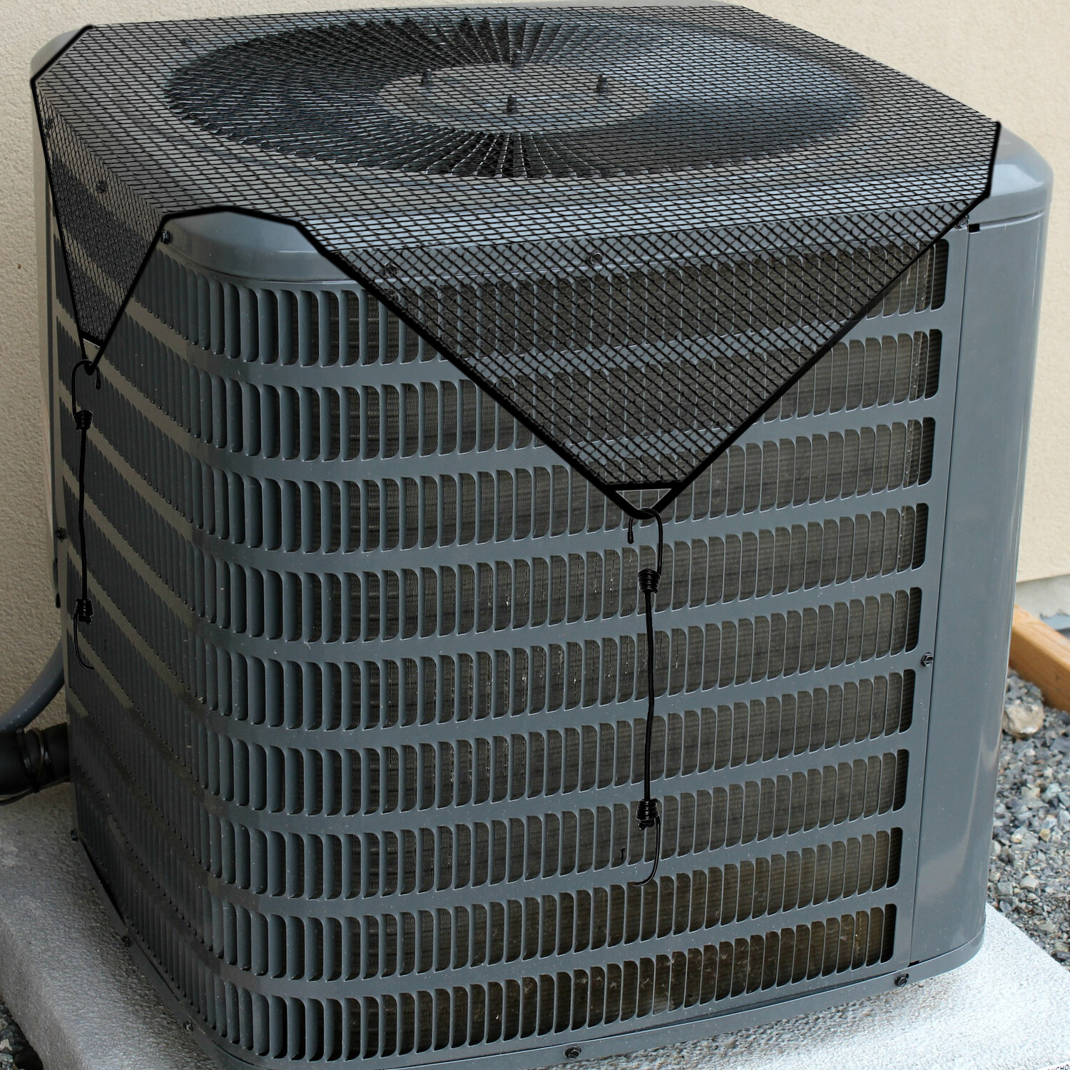 Outside Air Conditioner Mesh Cover Vinyl for Units AC Top Protector at ...