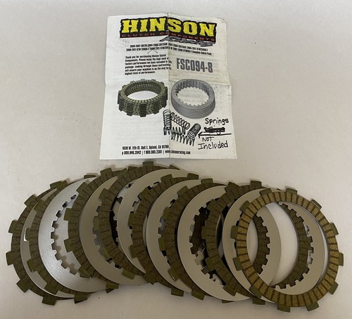 Hinson High Performance FSC Clutch Plate Kit (NO SPRINGS) #FSC094-8-001 ...