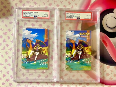 Charizard Pokemon TCG Mini Tin Crown Zenith Sticker & Card Insert ...