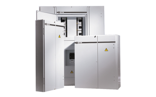 400a MCCB BOARD SCHNEIDER SQUARE D I-LINE 4 WAY TRIPLE POLE SIZE 1 ...