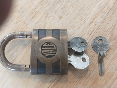 YALE & TOWNE "OHIO STATE UNIVERSITY" BICENTRIC PADLOCK | eBay
