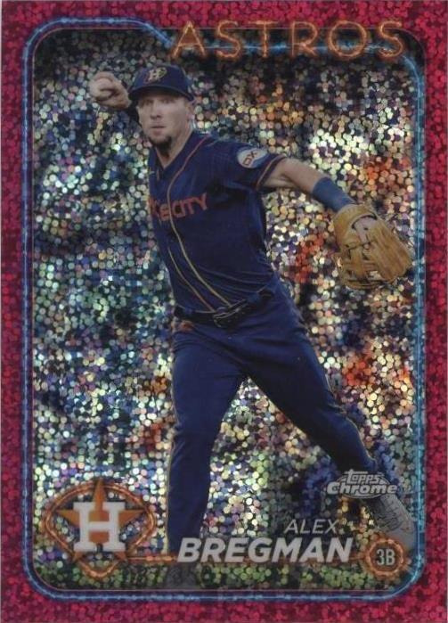 2024 Topps Chrome - Alex Bregman #53 Magenta Speckle Refractor /350 for ...