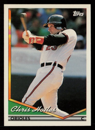 1994 Topps Chris Hoiles #295 Baltimore Orioles Baseball Card | eBay