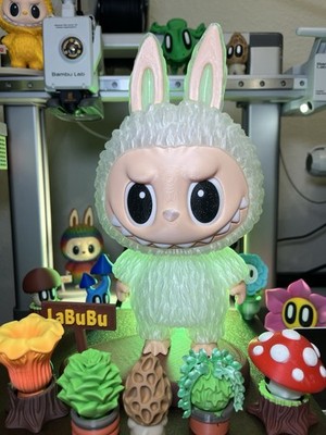 Giant Ice Crystal Labubu 11” 3D Printed Collectible – PLA Biodegradable ...