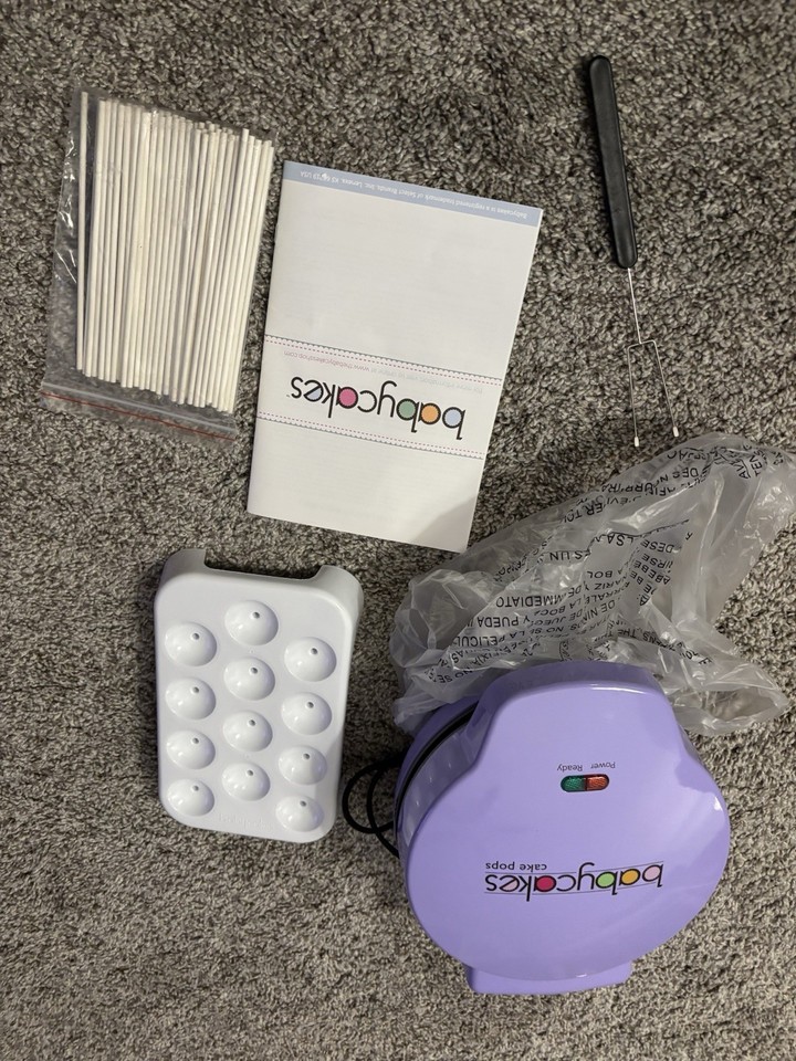 Babycakes Cake Pop Maker Electric Kitchen Appliance PURPLE - BRAND NEW ...