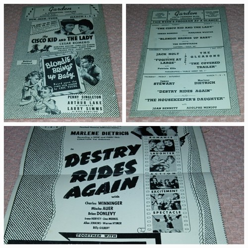Vintage MOVIE THEATER FLYERS/HERALDS For Coming Attractions | eBay