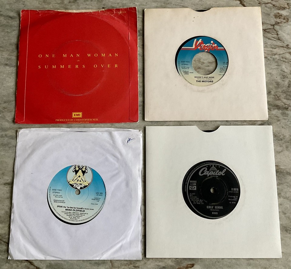 Job Lot, Record Collection 20 x 1970's/80's Pop/Rock & Chart Vinyl 45 ...