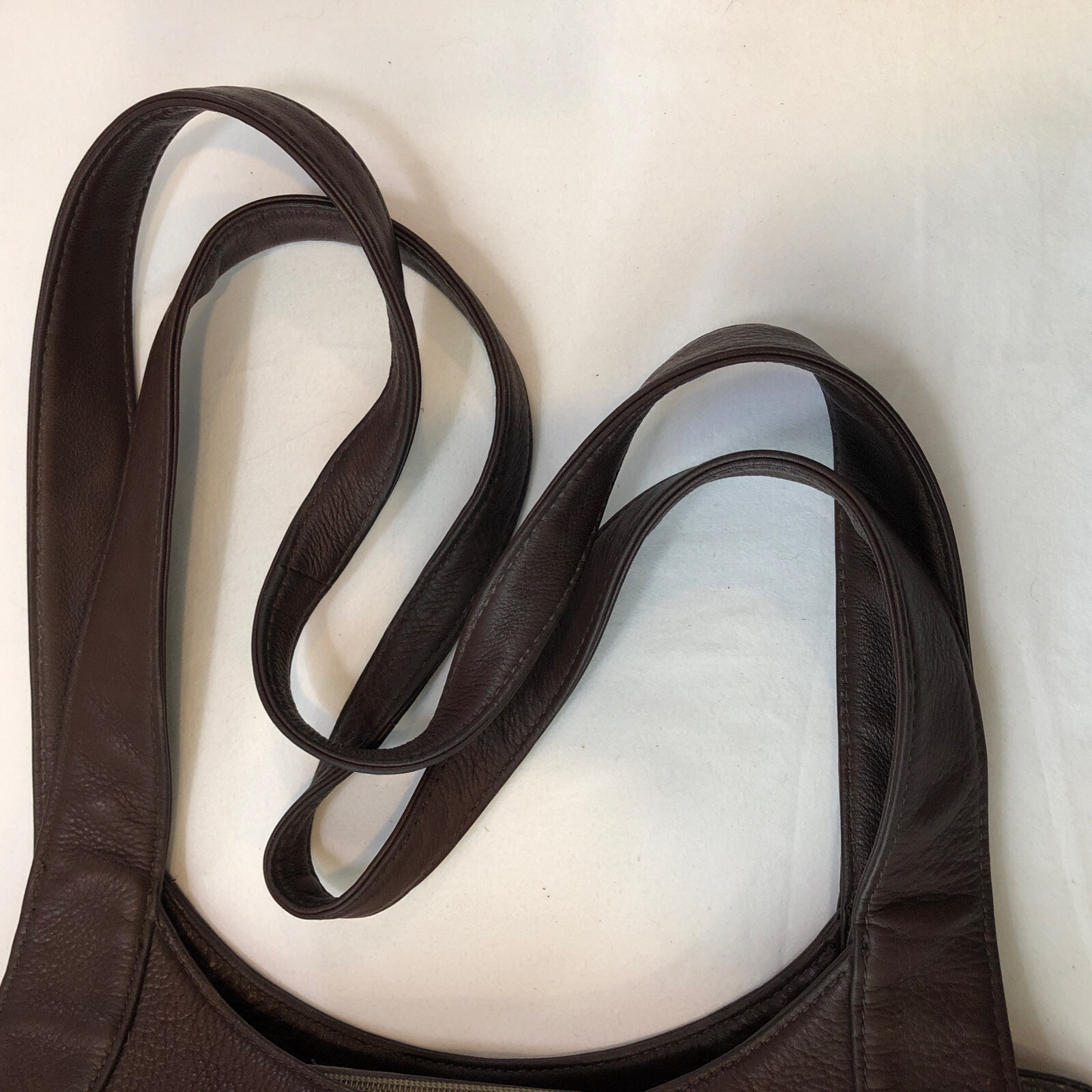 Fossil 1954 Classic #75082 Brown Pebbled Leather Cros… - Gem