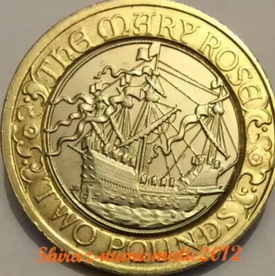 2011 MARY ROSE £2 COIN 500TH ANNIVERSARY RARE TWO POUNDS Circulation | eBay