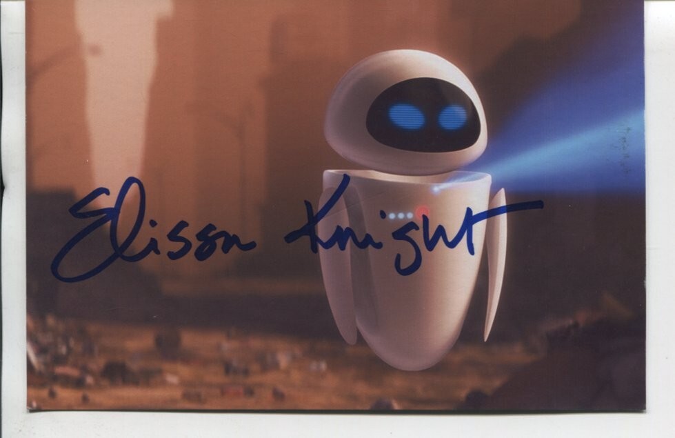 voice actress WALL-E cars ELISSA KNIGHT signed AUTOGRAPH 7315 | eBay