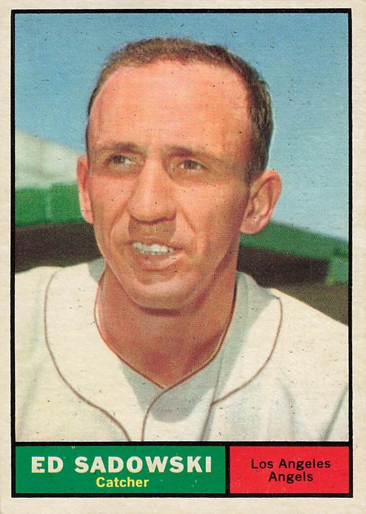 ED SADOWSKI 1961 TOPPS BASEBALL #163 | eBay