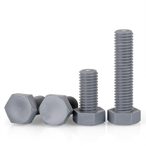M3-M20 Gray Plastic Nylon Hexagon Bolts Hex Head Cap Screws | eBay
