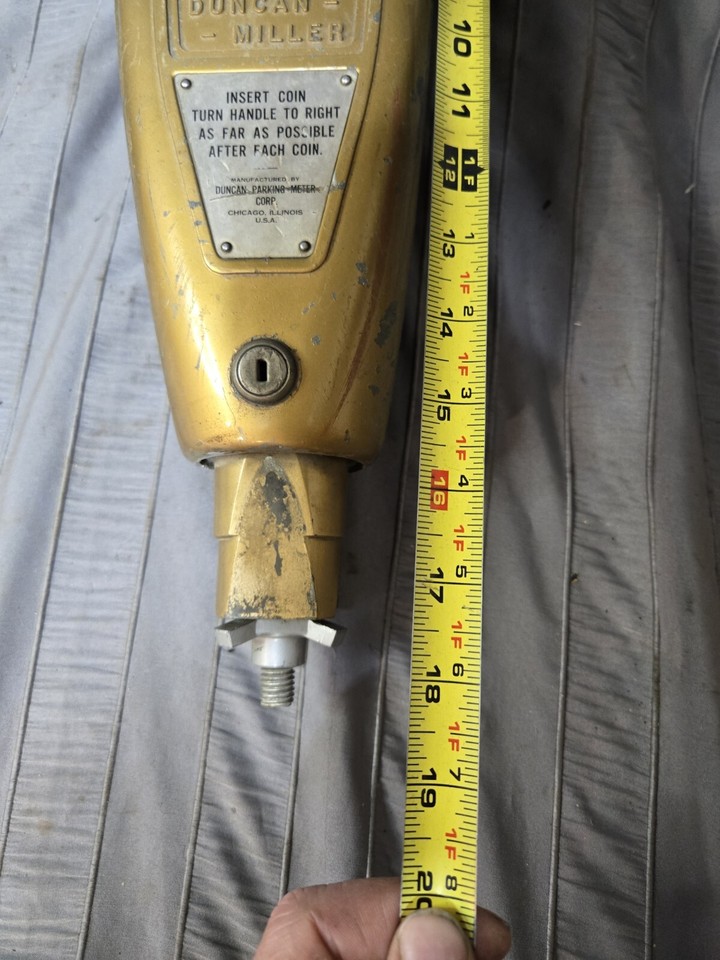 Early Duncan-Miller Parking Meter No Keys 1, 5, Or 10 Cent Automotive ...