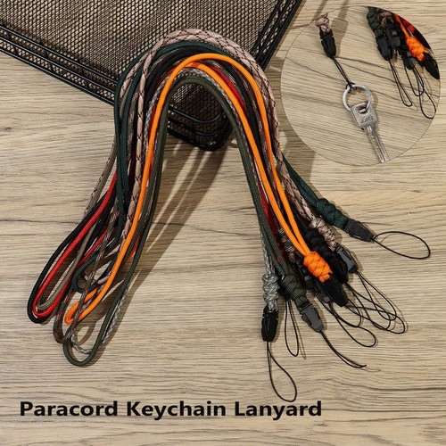High Strength Paracord Keychain Hanging Rope Camera Anti-lost Lanyard ...