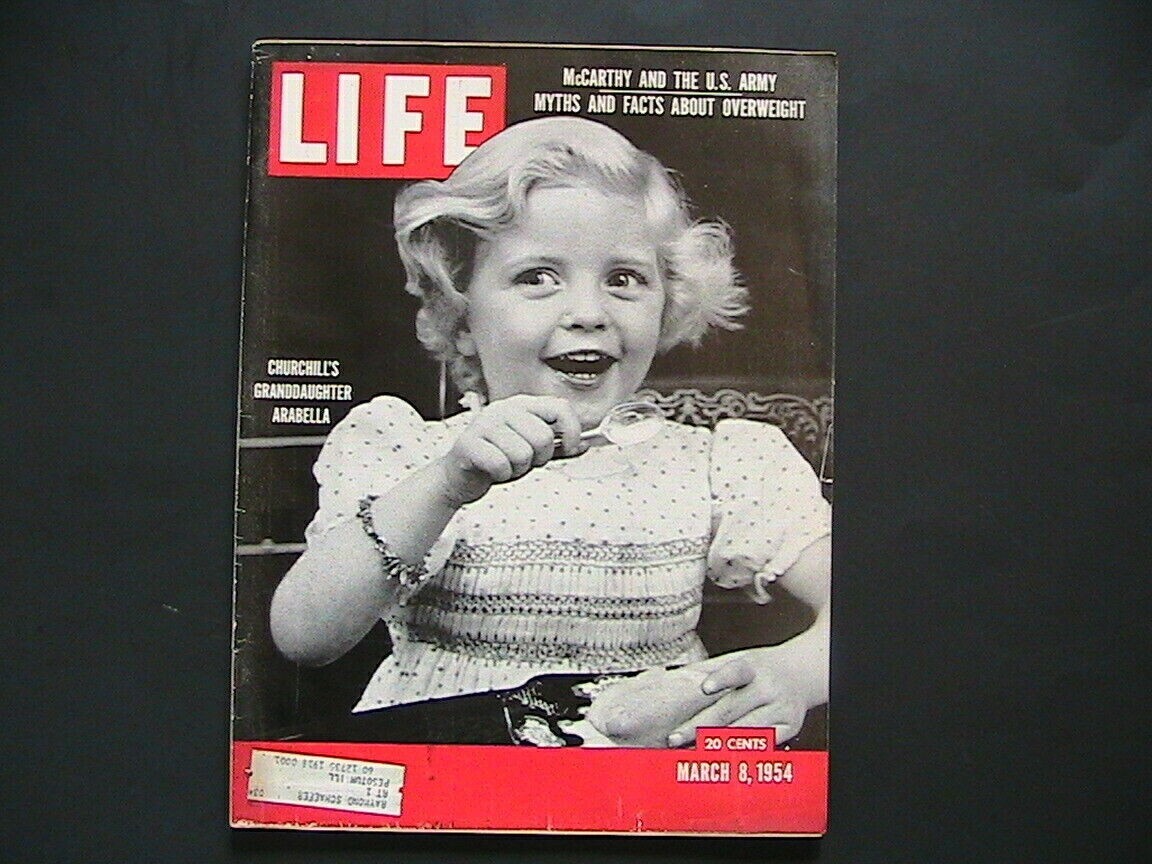 LIFE MAGAZINE MARCH 8 1954 WINSTON CHURCHILL'S GRANDDAUGHTER ,JOE ...