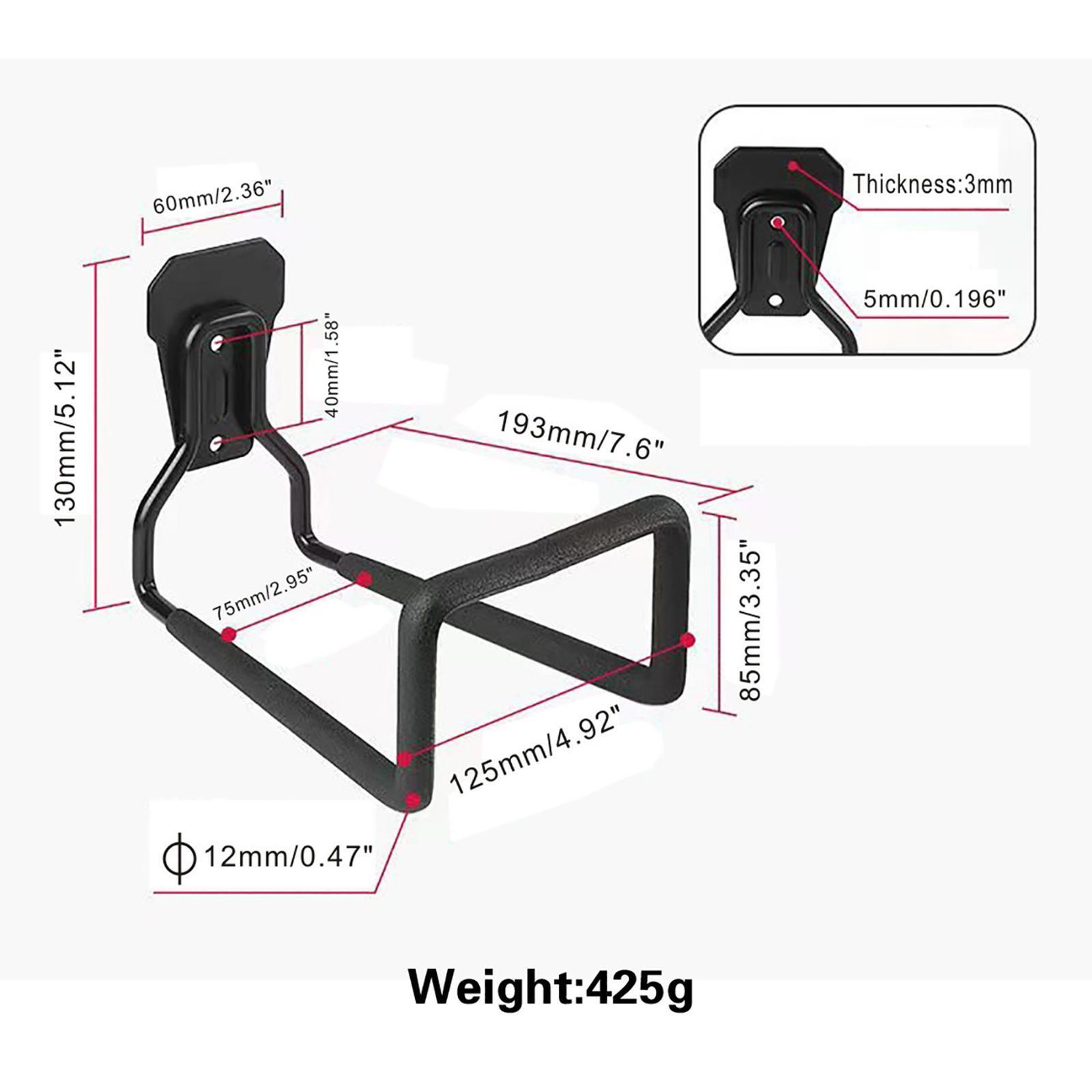 Garage Hooks Utility Hanger Heavy Duty Iron Stand Bracket Utility ...