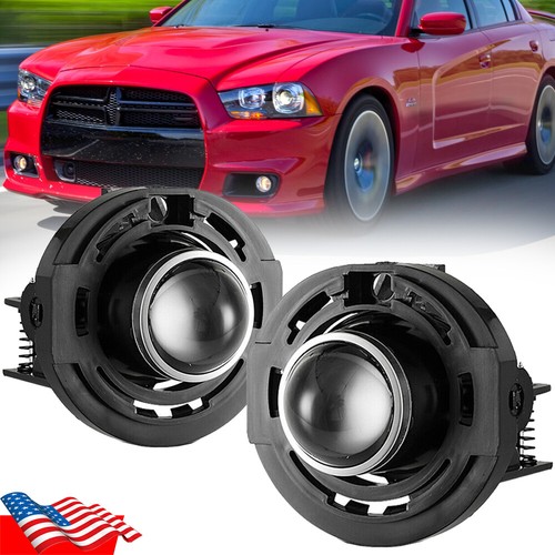 Bumper Fog Lights Driving Lamps Pair For Dodge Charger SRT-8 2012 2013 ...