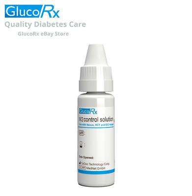 GlucoRx Control Solution (W2) 4ml | eBay UK