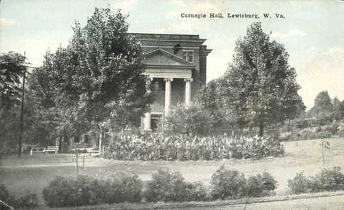 Carnegie Hall Lewisburg West Virginia Postcard Architecture | eBay