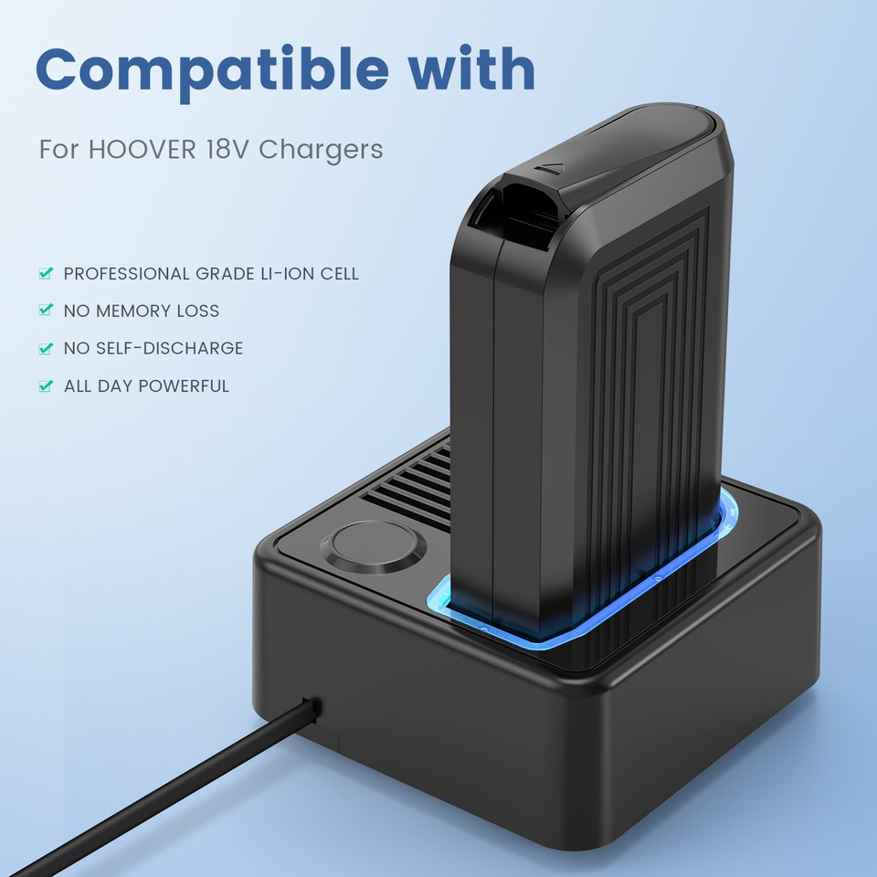 4Ah For Hoover Linx Battery BH50000 18V Lithium Ion For LINX Cordless ...