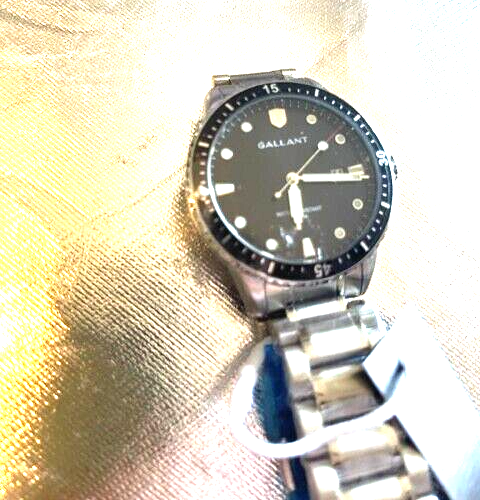 Japan Mens Gallant Watch Quartz Analog Water Resistant with Stainless ...