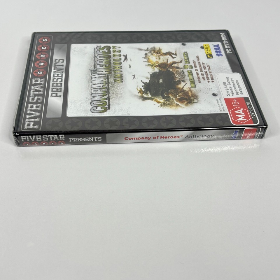 Company Of Heroes Anthology PC Game DVD-ROM Brand New Sealed Tracked ...