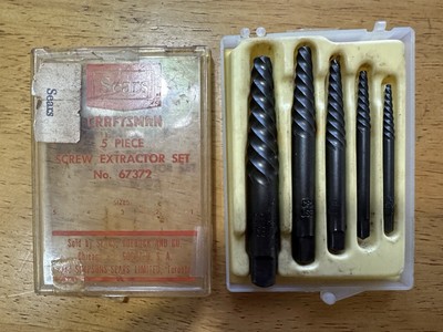 Craftsman Screw Extractor Set 67372 USA | eBay