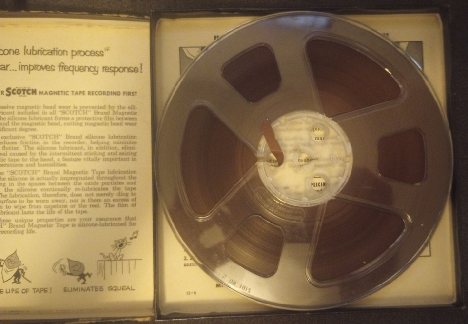 used 7"-reel tape labeled Big Beat Alan Freed Show selling as content ...