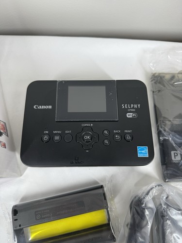 Canon SELPHY CP900 White Wireless WiFi Color Photo Printer with paper ...