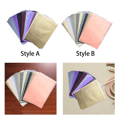 100pcs Flower Wrapping Paper Sheets Waterproof Pearlescent Paper for ...