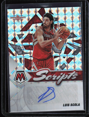 2021 Mosaic - Silver Script #SC-LSC Luis Scola Scripts Signatures | eBay