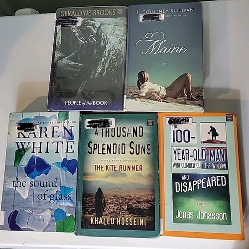 Lot of 5 LARGE PRINT Books - Thousand Splendid Suns People Of The Book | eBay