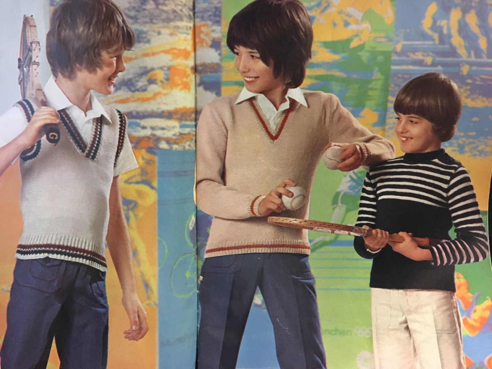 Kids Knitting Magazine Age 3 - 14 Jumper Top Hat Jacket Cardigan Shawl ...